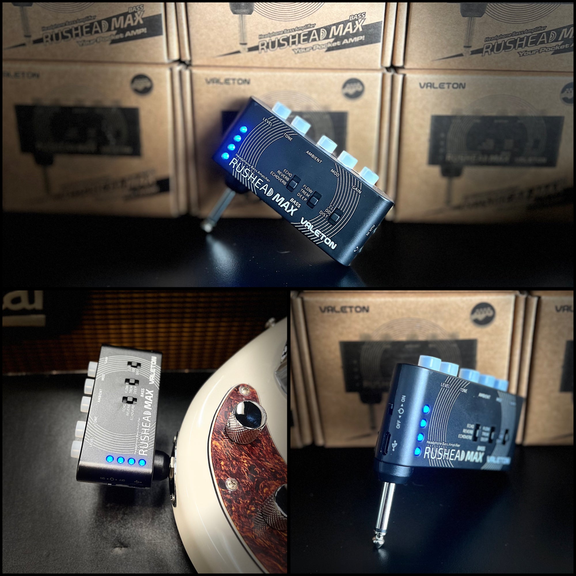 Rushead Max Bass Headphone Amp